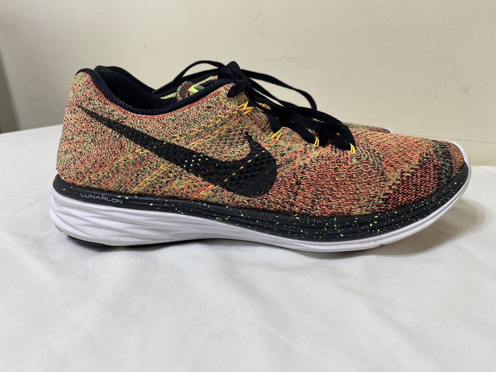 Nike Flyknit Lunar 3 Multicolor Running Shoes (698181-301) RARE 2015 ...