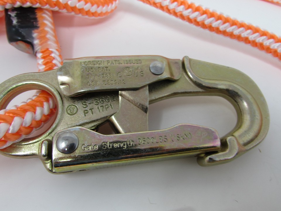 ARBORIST SPYDER CLIMB RIGHT 1/2" 4FT-7FT 16 STRAND ROPE LANYARD - DBL ...