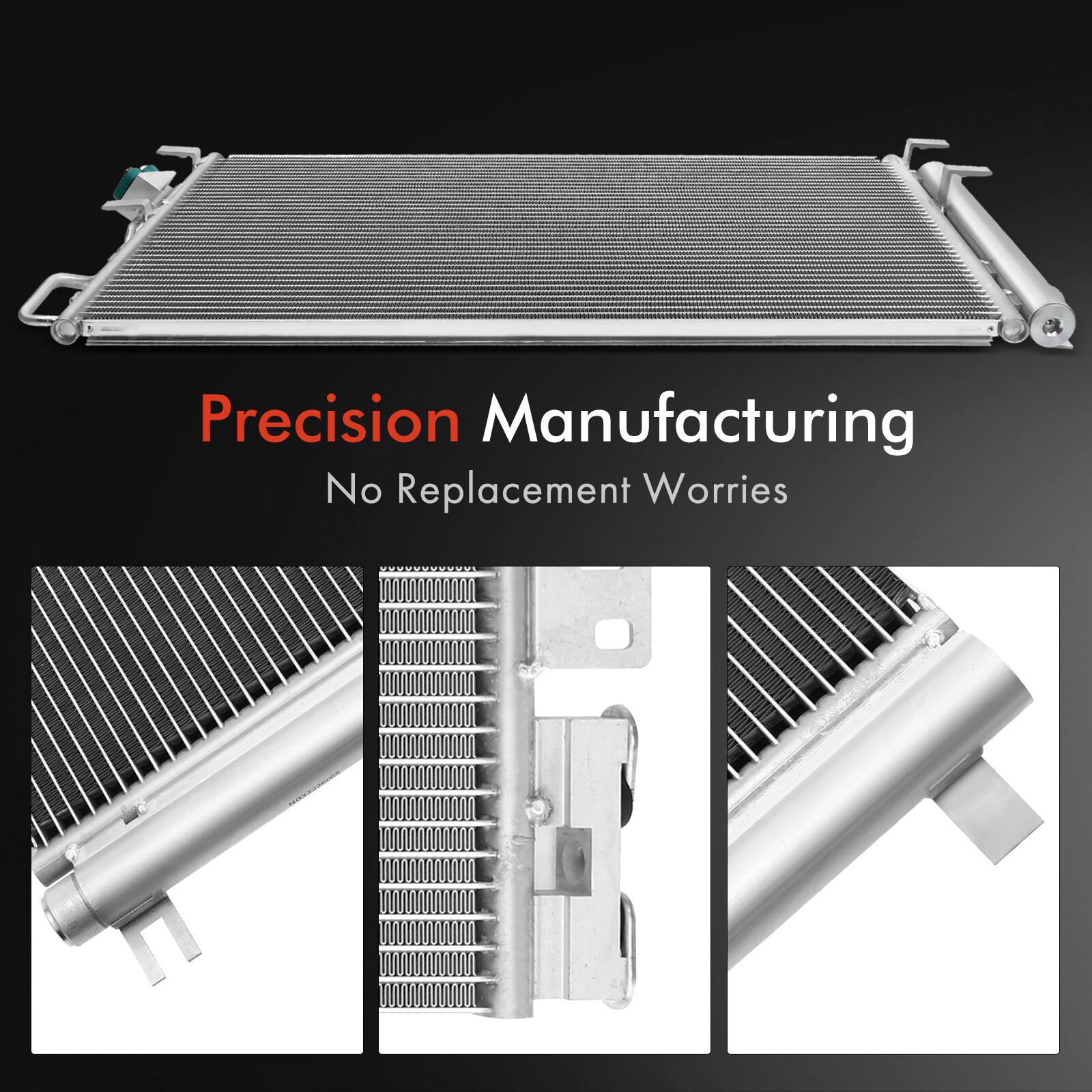 AC Condenser w/ Receiver Drier for Chevrolet Cobalt 2005-2010 Pontiac ...