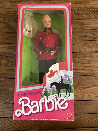 Canadian Barbie Dolls of the World Collection 1987 Mattel New in Box ...