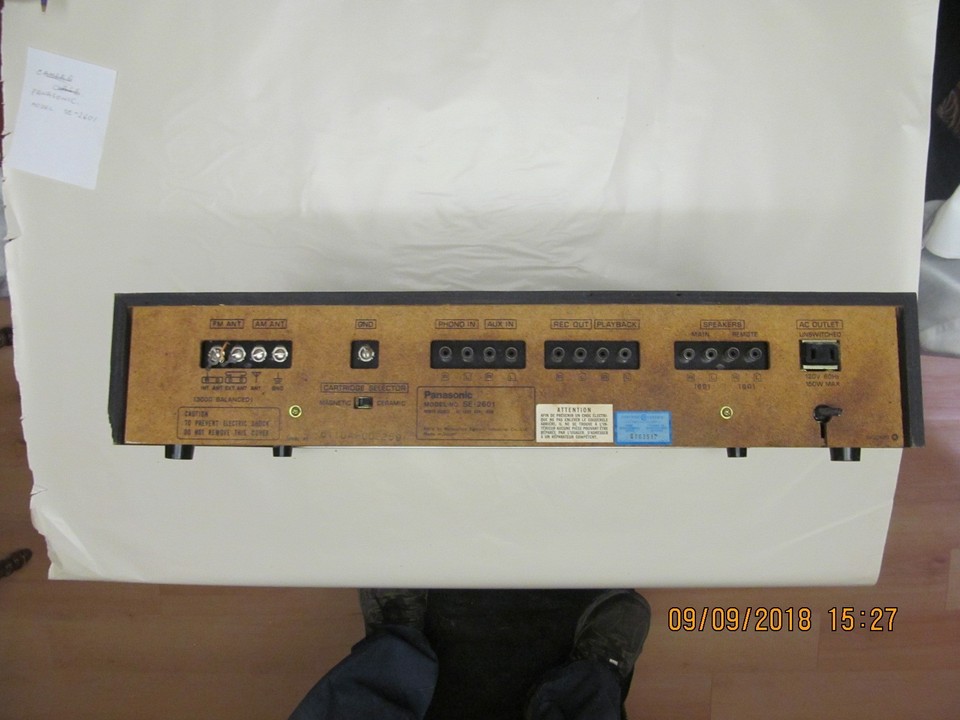 Panasonic Stereo Receiver, Model SE-2601, Parts or Repair, AS IS. | eBay