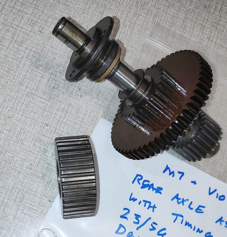 Emco Maximat 7 & V10 Lathe Headstock Rear Axle Ass'y 23/56 Fiber Gear ...