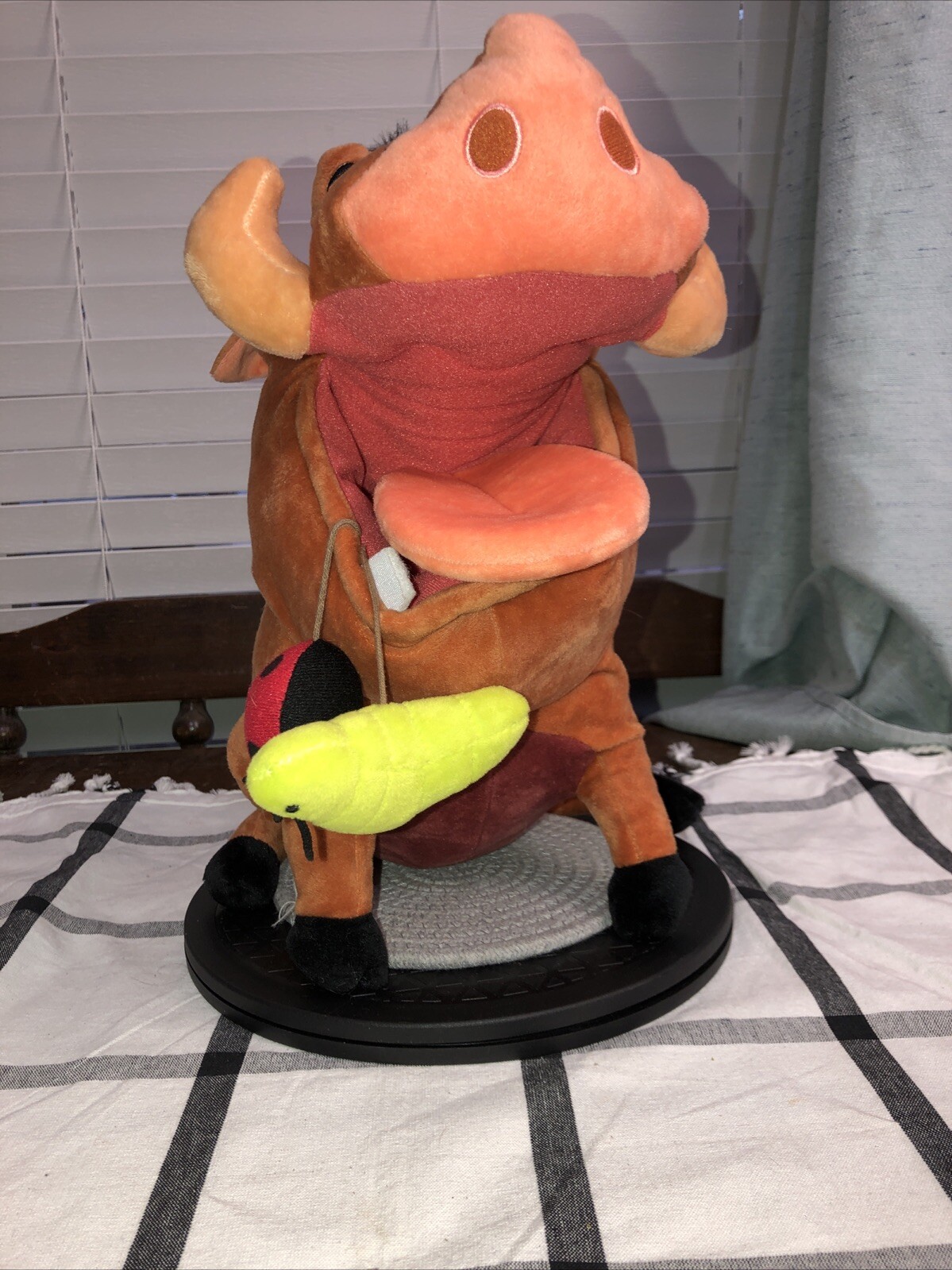 Disney Pumba Lion King Warthog Grub Bugs 13” Plush Pumbaa Stuffed ...