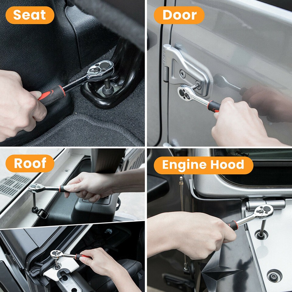Hard Top and Door Removal Torx Set Tool Kit For 2007-2021 Jeep Wrangler ...