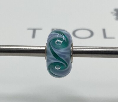 Trollbeads Green Waves Bead | eBay