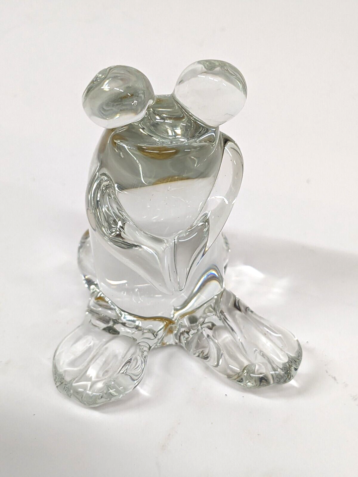 Vintage Aldon 1979 Clear Art Glass Frog Toad Paperweight Figurine | eBay