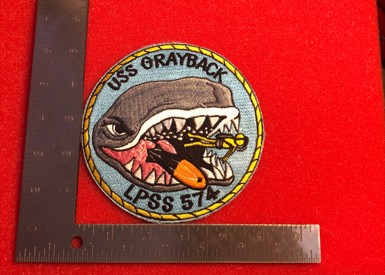 Original USS Grayback LPSS 574 Patch USN Vietnam Era Rare | eBay