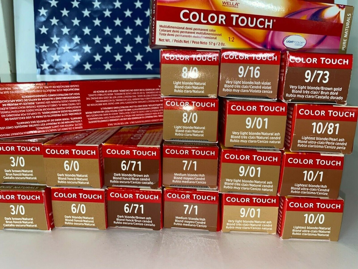 How To Use Wella Color Touch Demi Permanent Hair Color Chart ...