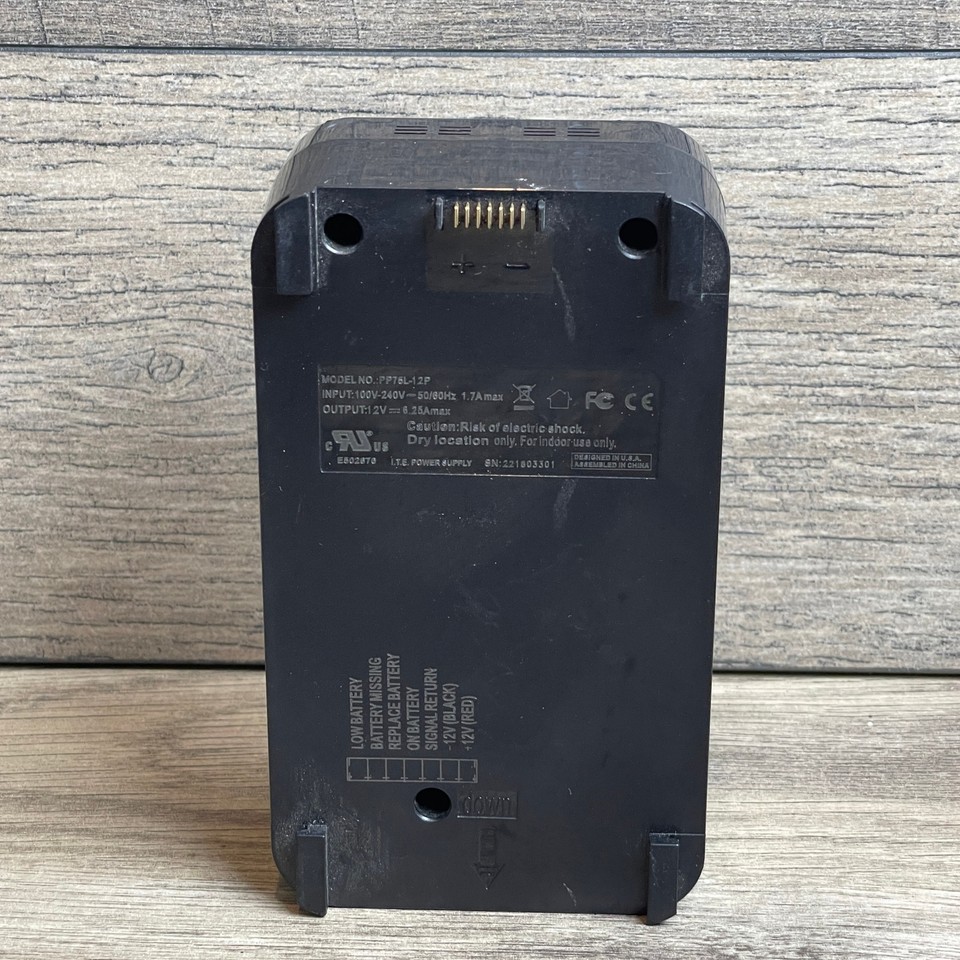 Precision Power PP75L-12P Black Output 12VDC-6.25A Lithium-ion Battery ...