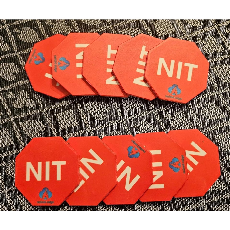 Nit Button Chip Set (10) – Pro Poker Accessory for Home Games ...