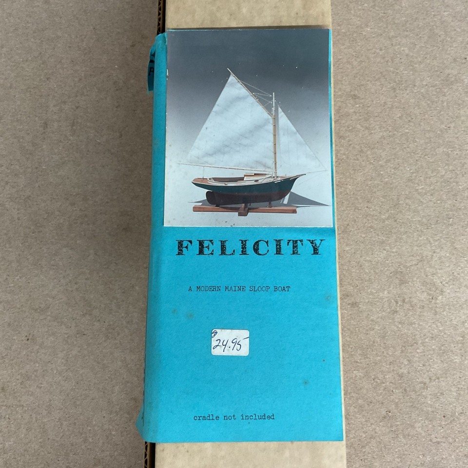 Vintage Freedom Song Boatworks Felicity Modern Maine Sloop Boat Wood ...