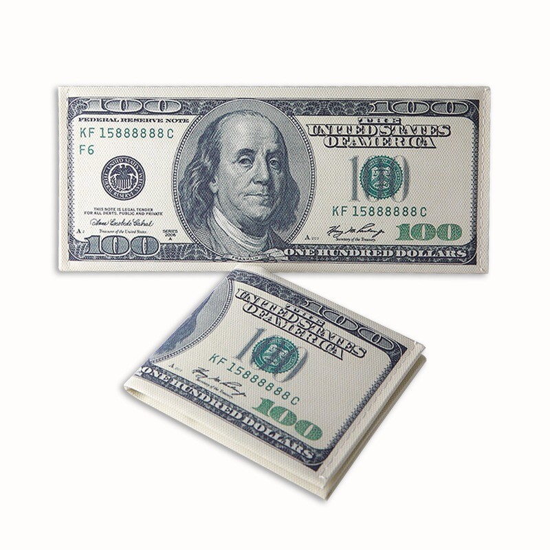 NOVELTY PRINTED MONEY currency wallet Pound Euro Dollar cash notes UK ...