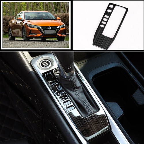 For Nissan Sentra 2020-2023 Black Steel Inner Gear Shift Box Panel ...