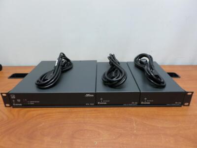Extron XPA 1002 Power Amplifier w/ 2x Extron PS 124 12VDC 4A Power ...