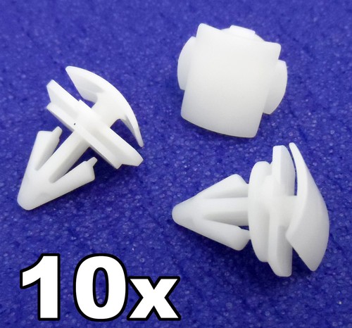 10x VW Trim Clips- Plastic Clips for Lower Door Covers, Strips & Sill ...