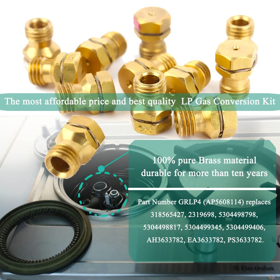 GRLP4 LP Gas Conversion Kit Part With Frigidaire Kenmore Electrolux ...