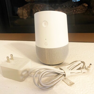 Google Home Voice Activated Speaker Smart Assistant With Cable ...