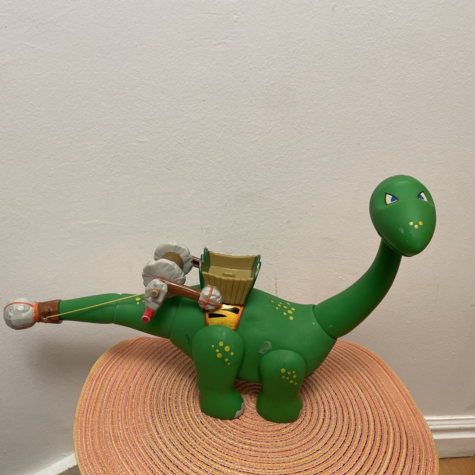 LITTLE TIKES BC BUILDERS DINOSAUR APATOSAURUS ROARING DINO CRANE | eBay