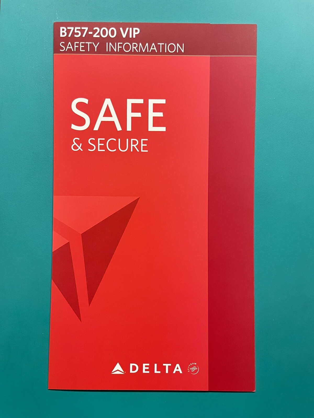 2015 DELTA AIRLINES SAFETY CARD--757-VIP | eBay