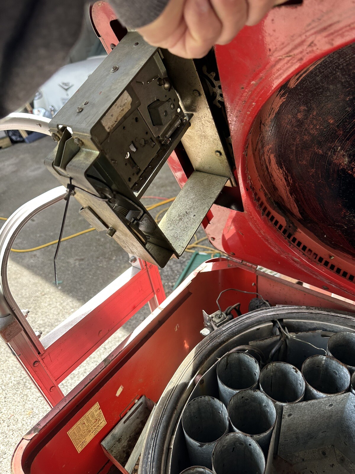 1950s Vintage Coca Cola Coke Vendo A23E Coin Op Spin Top Soda Machine ...