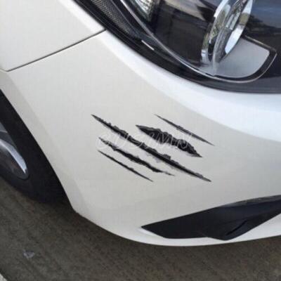 Monster Claw Scratch Premium Decal Rusty Damage Sticker Car Headlight ...