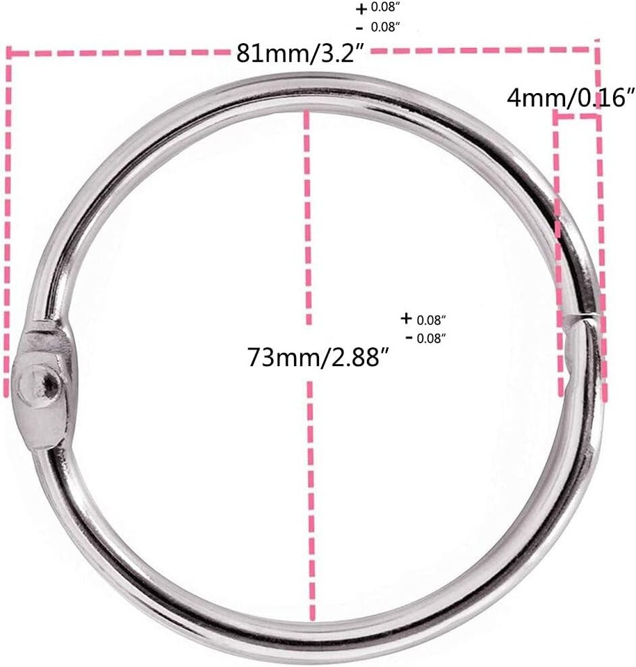 Landlords Lg 81mm Steel Jailers Ring Key Holder Janitor Office Security School | eBay UK