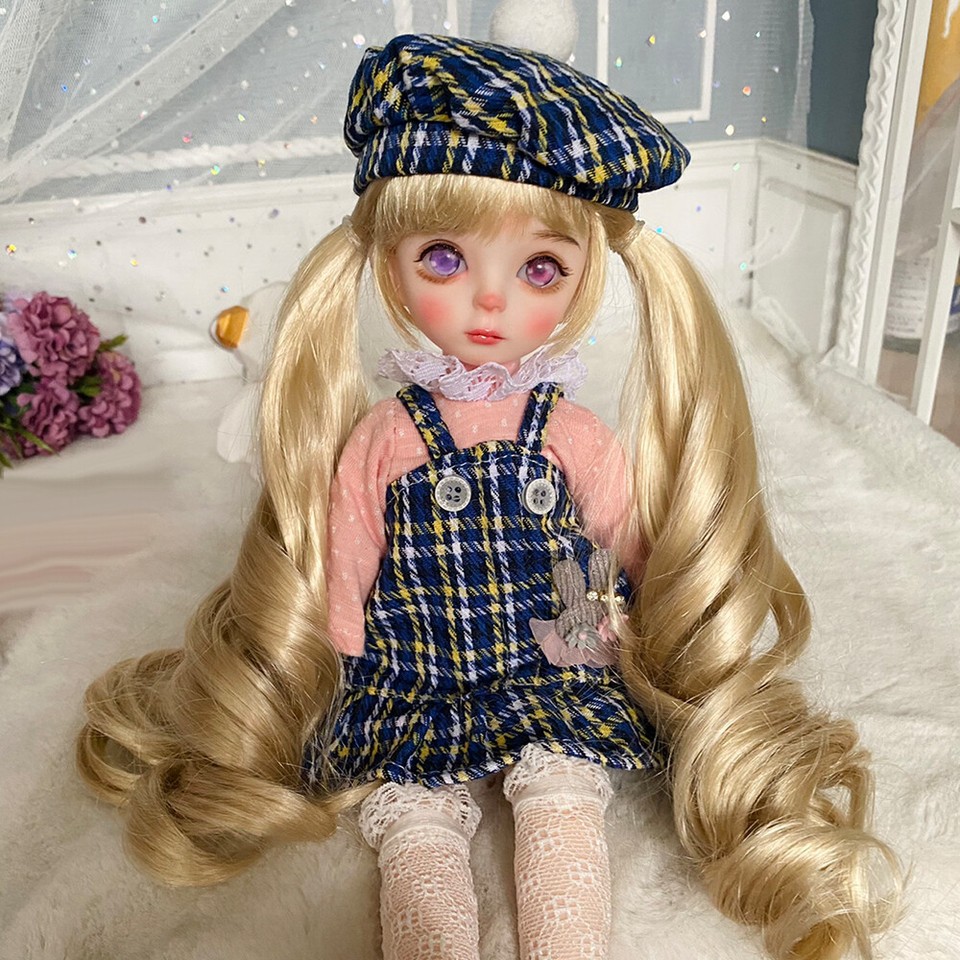 1/6 BJD Doll 30cm Height Girls Full Set Dress Outfits Cute Lifelike BJD ...