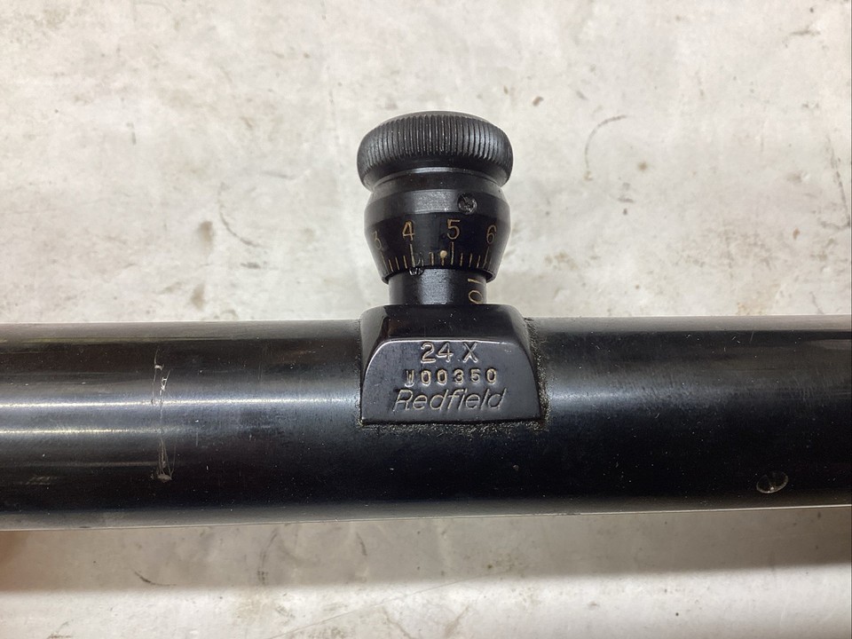 Vintage Redfield 24X Target Scope Fine Crosshairs With Dot | eBay