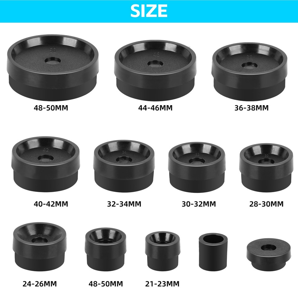 Watch Press Tool Watch Press Set Back Case Closer w 12 Molds Watch ...