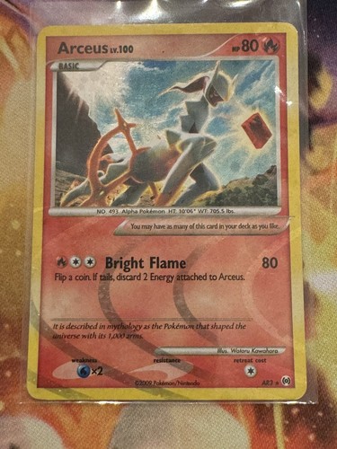 Pokemon Arceus AR3 Holo Platinum Arceus Ex/NM | eBay