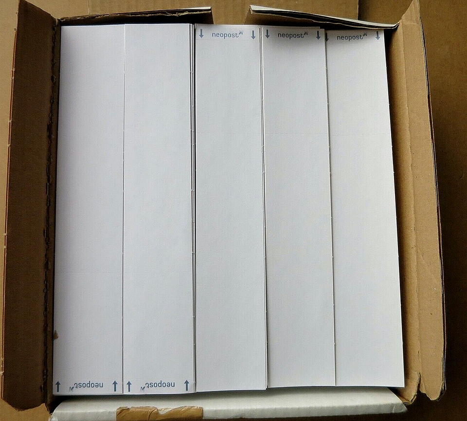 1000 Neopost/Quadient Individual Self Adhesive Sticky Cut Address ...