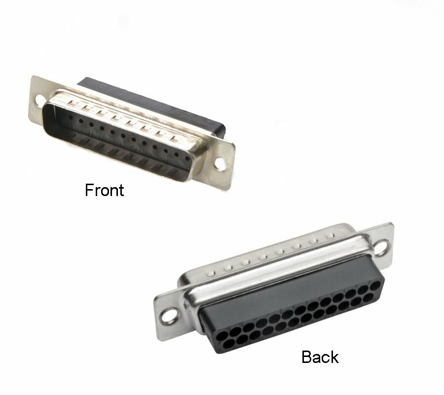 4x 25-Pin DB25 Male to RJ45 8P8C Network 28AWG Modular Converter ...