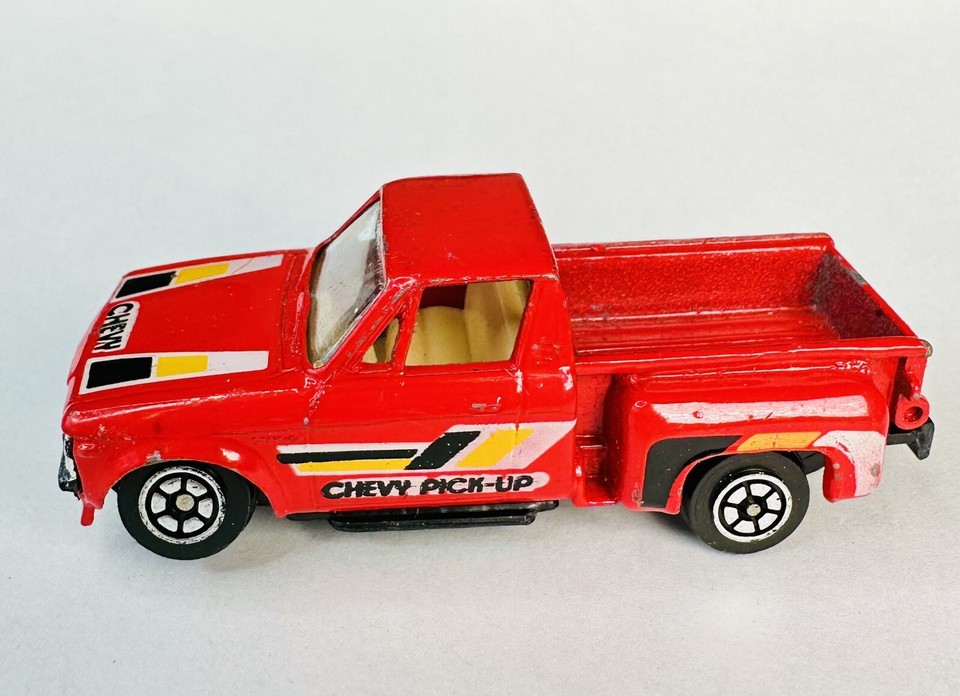 Yatming #1700 - 1973 Chevrolet LUV Stepside Pickup Chevy Truck Red | eBay