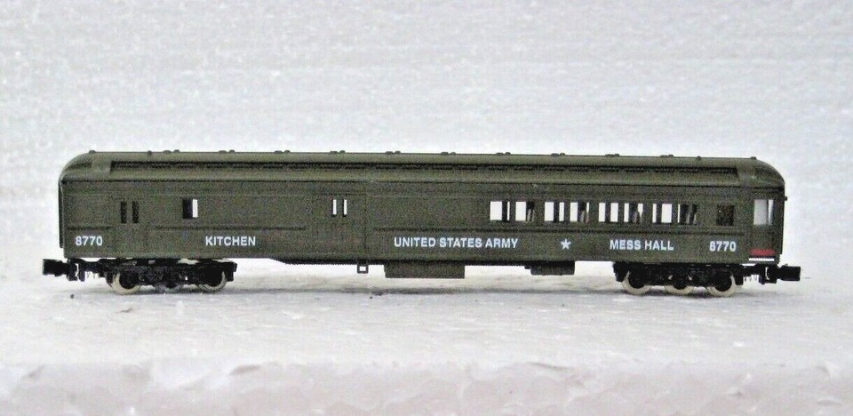 N SCALE ARMY PASSENGER AND FREIGHT CARS MODEL POWER | eBay