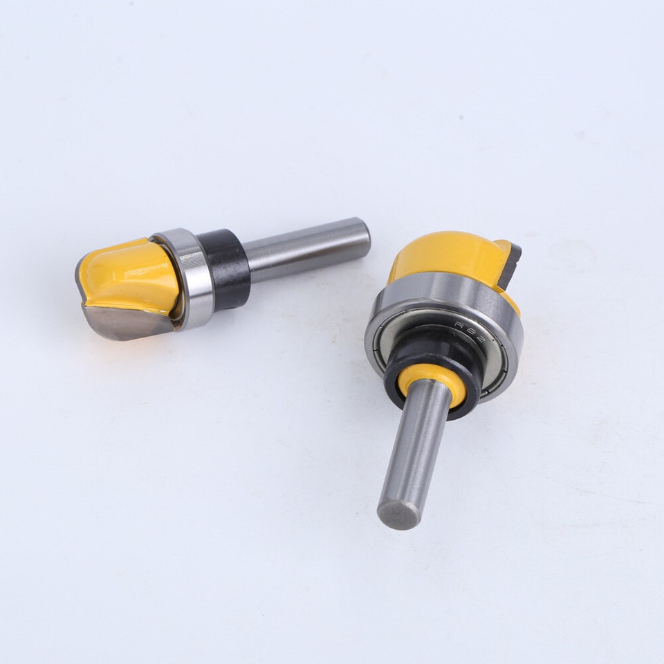 1-1/8" Diameter Bowl & Tray Template Router Bit 8mm Shank with Bearing ...