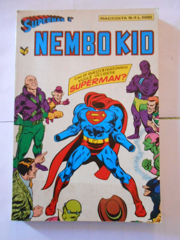 fumetto supereroi-SUPERMAN E' NEMBO KID - RACCOLTA N.4 - ED. CENISIO | eBay