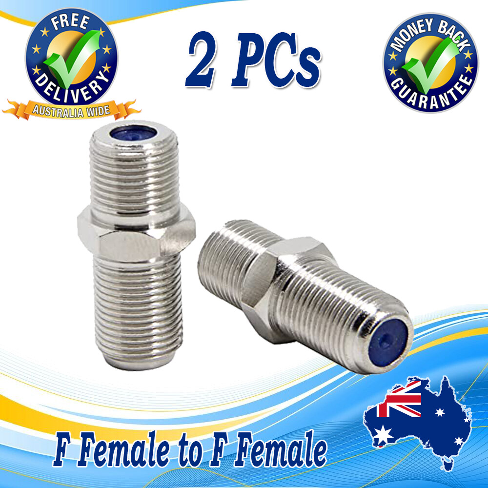 3GHz F-Type Female F81 Barrel TV Antenna Adapter Cable Joiner Digital ...