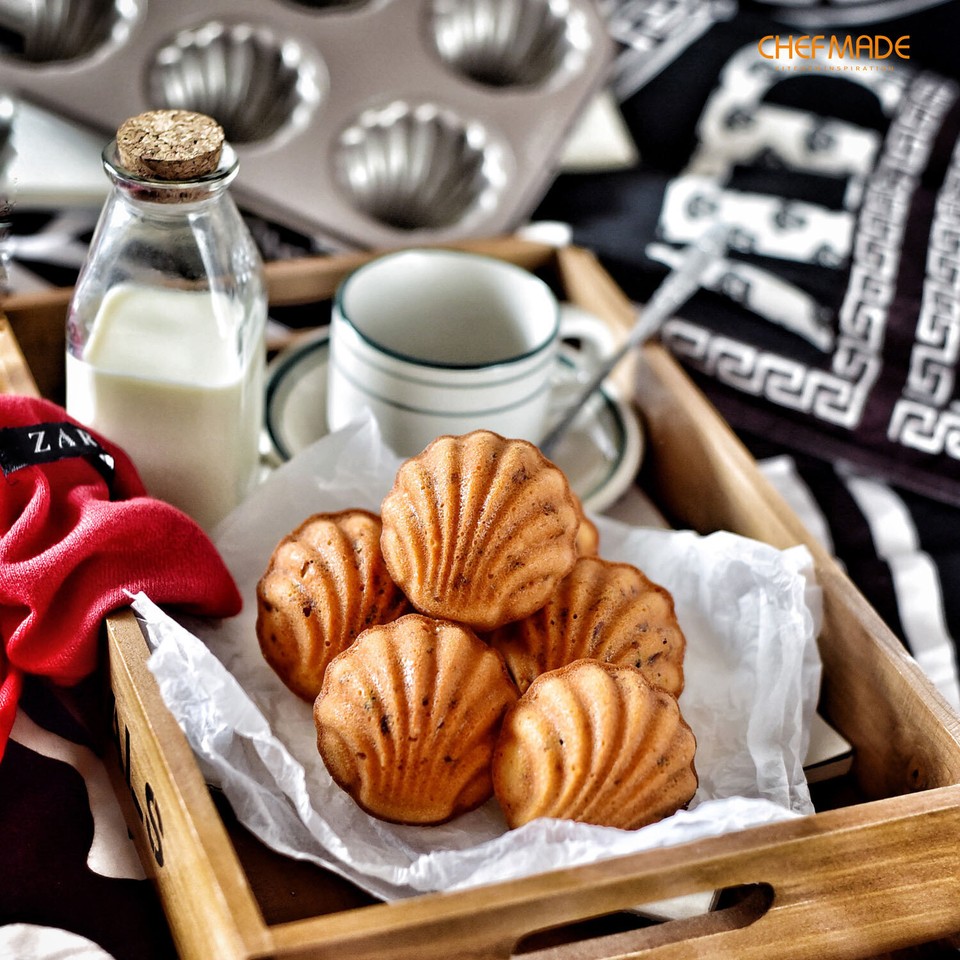 CHEFMADE Madeleine Pans, Spherical Shell Madeline Cake Pan | eBay