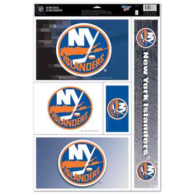 NEW YORK ISLANDERS ULTRA DECALS 11"X17" BRAND NEW FREE SHIPPING | eBay