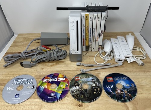 Nintendo Wii RVL-001 Game Console Bundle White Tested | eBay