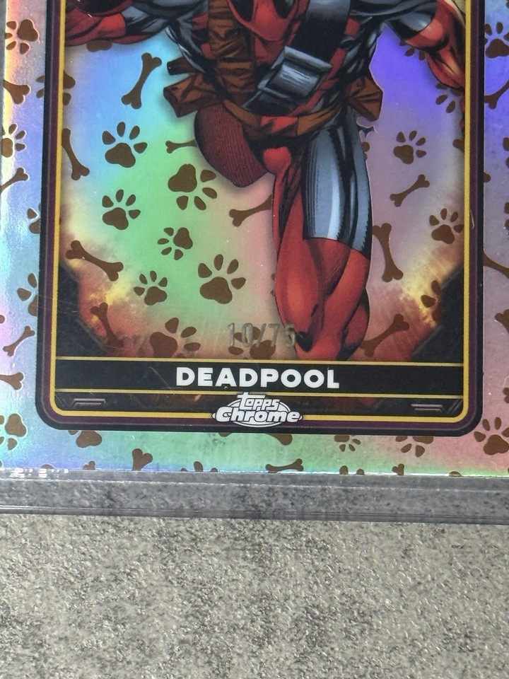 2025 Topps Chrome Marvel Deadpool- Deadpool Dogpool REFRACTOR 10/75💥 ...