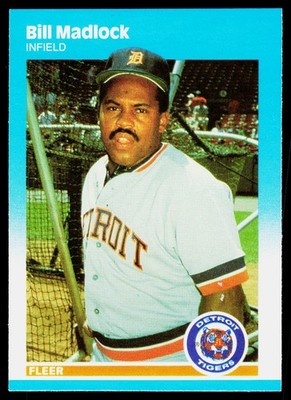 1987 Fleer Update Bill Madlock #U-69 Detroit Tigers | eBay