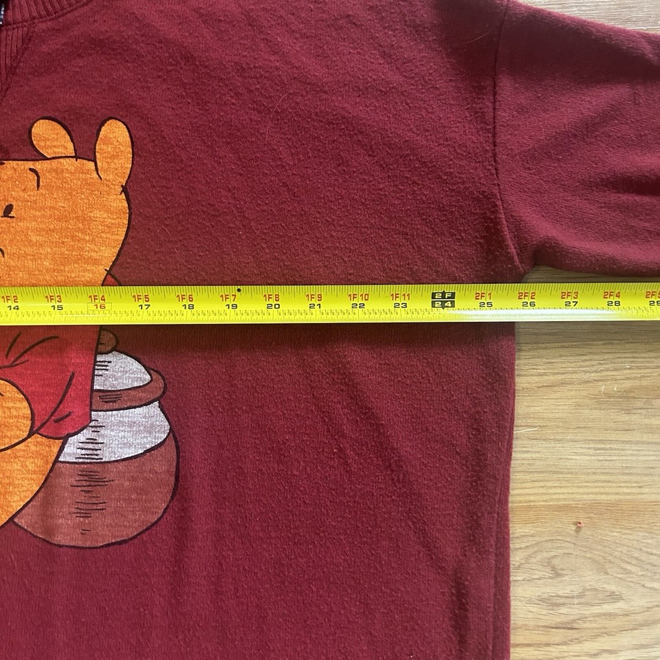 Disney Winne The Pooh Shirt Soft Women’s Size 2XL Maroon Red Honey Bee | eBay