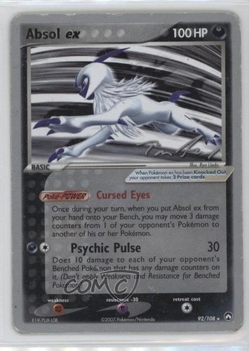 2007 Pokémon World Championships Decks Absol EX #92.2 10cj | eBay