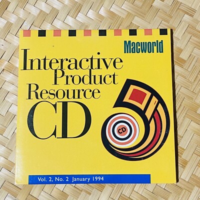 Vtg Macworld Interactive Product Resource CD Software Vol 2 No 2 ...
