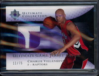 2005-06 Upper Deck Ultimate Charlie Villanueva #UJP-CV RPA 11/75 ...
