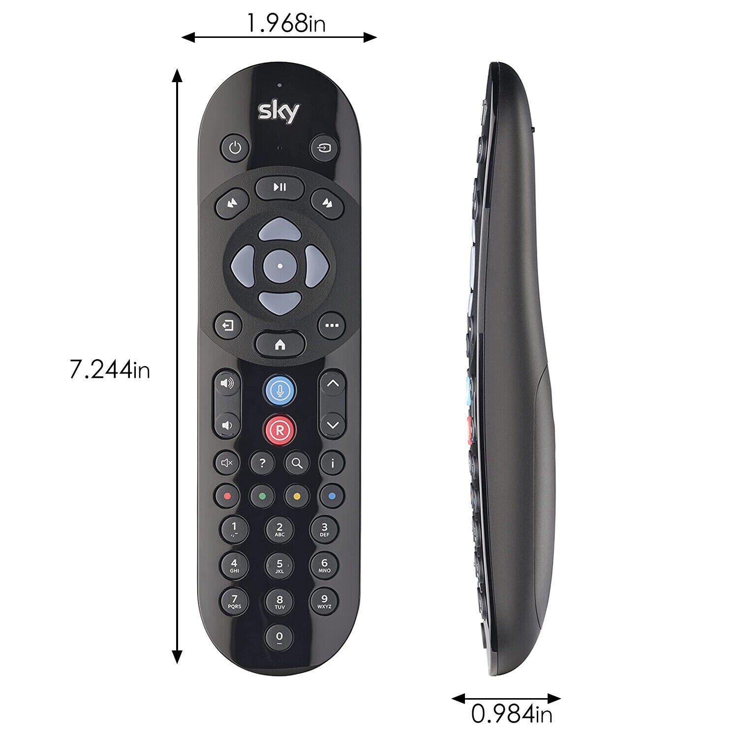 UK Original Sky Q Remote Control EC201 EC202 With Bluetooth Voice ...