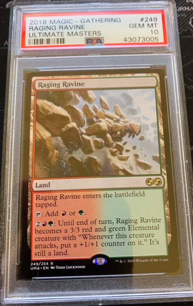 MTG Raging Ravine PSA 10 Ultimate Masters **Pop Report of 1** | eBay