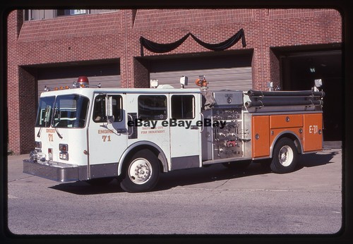 Baltimore, MD Engine 71 1987 Spartan/FMC Fire Apparatus Slide | eBay
