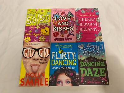 6x Teen Girl Fiction Books Flirty Dancing Cherry Blossom Dreams Geek ...